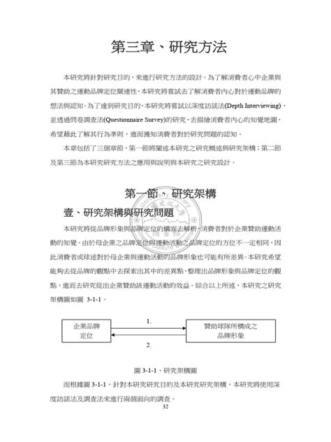 林伯翰07第三章研究方法 Thesis References Pdf