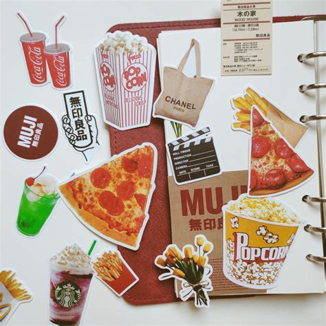 Fast Pizza Food Stickers Diy Scrapbooking Album Di Grandado