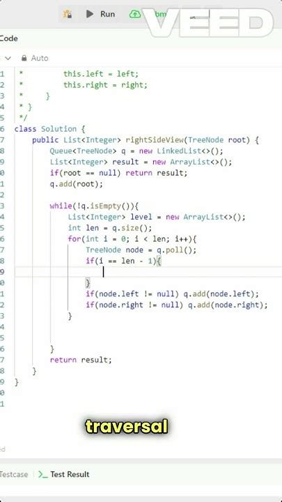 Programming Leetcodejava Leetcode199 Binarytree Bfs Levelordertraverse Coding Dsa Youtube