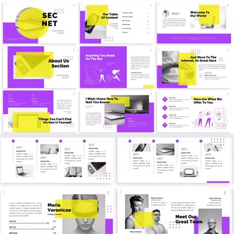 Secnet Internet Security Powerpoint Template Masterbundles