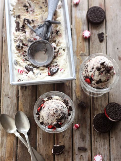 Peppermint Cookies And Cream Ice Cream Completely Delicious