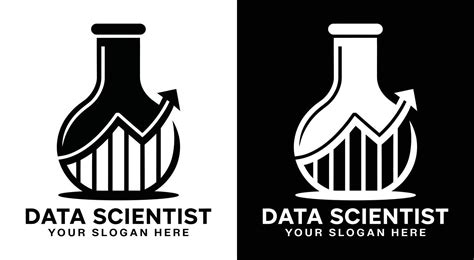 Data Scientist Logo Bold Black Flask Chart For Research Discovery 60974913 Vector Art At Vecteezy