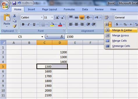Cara Membuat Merge Cells Pada Microsoft Excel Tutorial Komputer