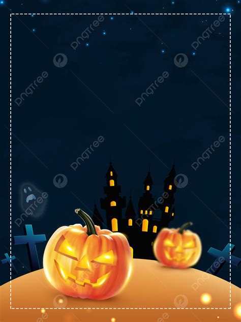 할로윈 성 호박 테마 배경 할로윈 호박 성 배경 일러스트 및 사진 무료 다운로드 Pngtree