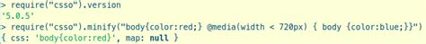 Bug Minifies Removes Media Tags Issue 464 Css Csso GitHub