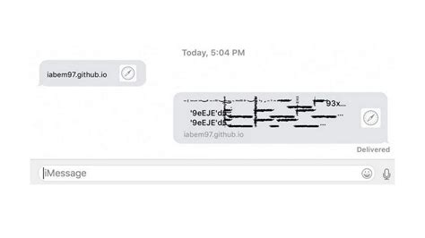 Apple To Fix Bug Which Causes A Malicious Link To Freeze The Messages App On IOS And MacOS
