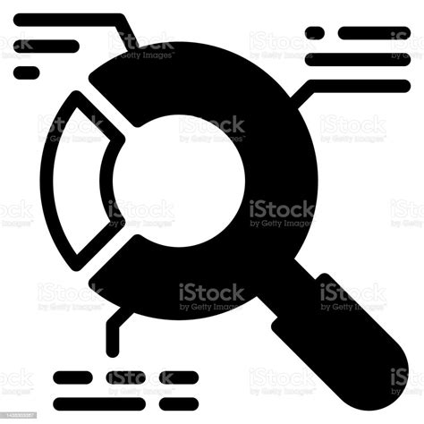 연구 데이터 아이콘 벡터 일러스트 레이 션입니다 교육 기술 0명에 대한 스톡 벡터 아트 및 기타 이미지 0명 고체 그래프