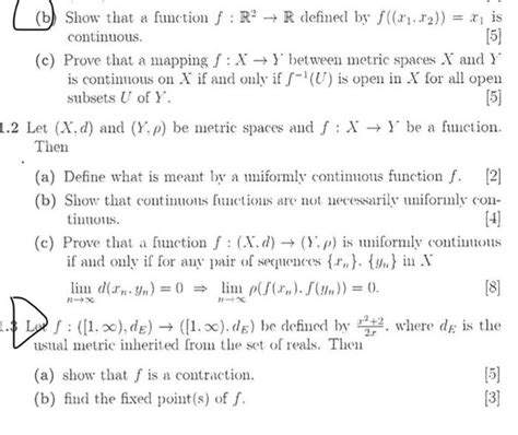 Solved b Show that a function f R² R defined by Chegg
