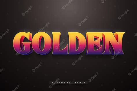 Premium Vector 3d Text Effect Generator Mockup