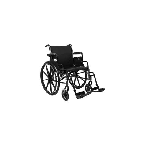 Mckesson 146 K320dda Sf Lightweight Wheelchair Dual Axle Desk