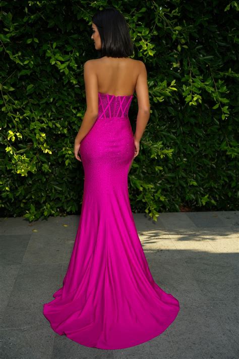 Portia And Scarlett Ps24501 Beaded Long Prom Dress The Dress Outlet