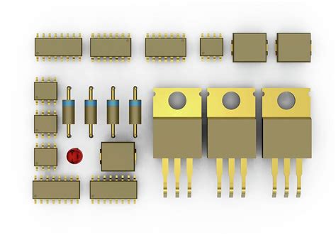 Parts Of A Circuit Board Labeled Diagram