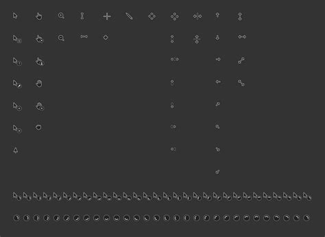 I Designed Four Sets Of Cursors Faithful To The Default Cursor Set R Windows Redesign