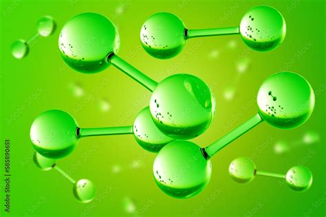 Hydrogen Background Chemical Structure Of H2 Atoms And Molecules Of Water Green Energy