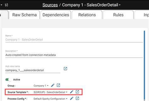 Source Name Templates Dataforge