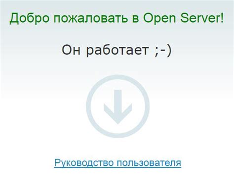 Пошаговая установка Openserver опен сервер