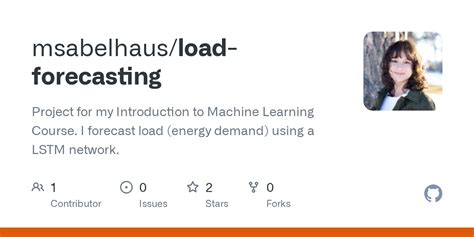 GitHub Msabelhaus Load Forecasting Project For My Introduction To Machine Learning Course I