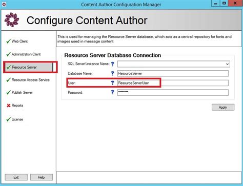 How To Understand Resource Server Sql User In Engageone Content Author