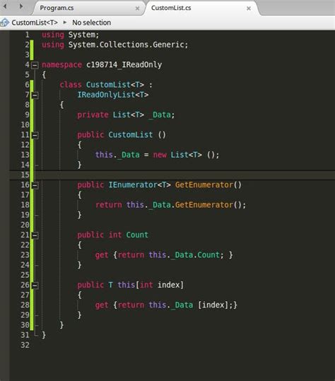 custom ireadonlylist freelancer