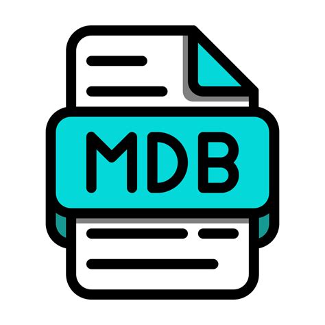 Mdb Access Database File Extension Storage Format Icon Download On Iconfinder