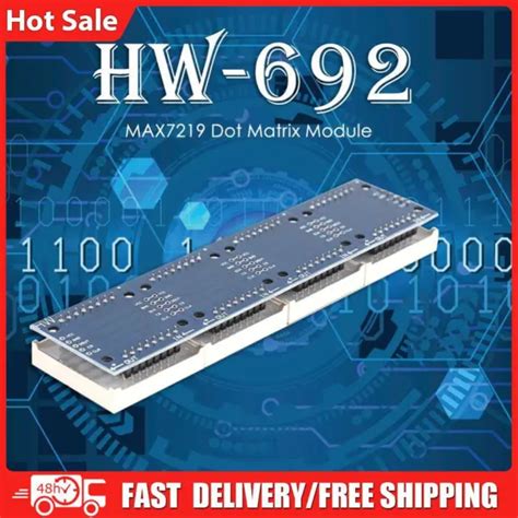 Max X Dot Matrix Module Microcontroller Module Mcu Led Display