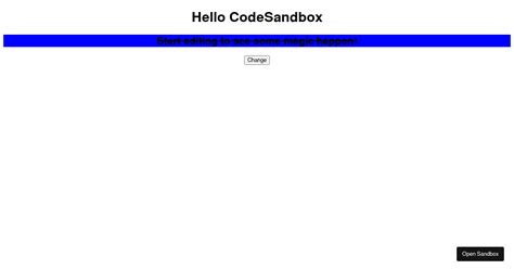 Strikethrough Codesandbox