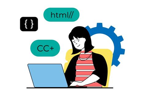 Web Development Abstract Concept Royalty Free Vector Image