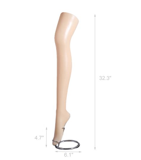 Plastic Leg Form Mannequin Display Commercial Female Standing Legging