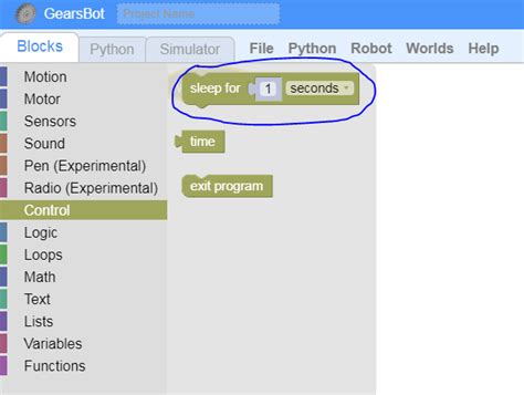 Robotics With Gearsbot