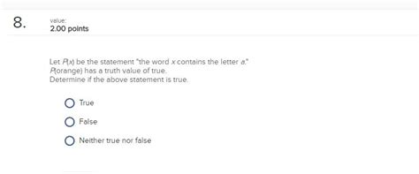 Solved Let P X Be The Statement The Word X Contains The Chegg Com