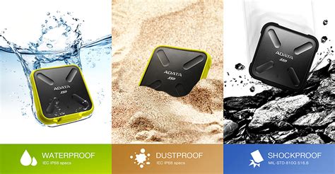 Adata Sd700 первый в мире внешний ударопрочный 3d Nand Ssd с защитой от воды и пыли Ip68