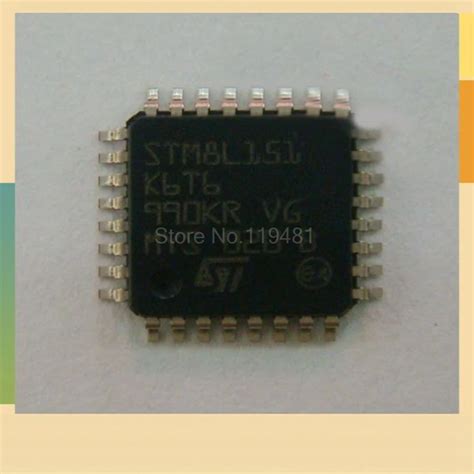 stm8l151k6t6 stm8 stm8l energylite microcontroller ic 8 bit 16mhz 32kb