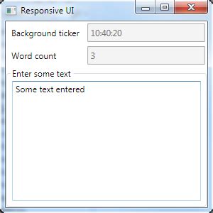 The WPF Version Of The Responsive UI Hello World DLed Programming Photography Music Notes