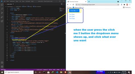 Bootstrap Component Dropdowns Scmgalaxy