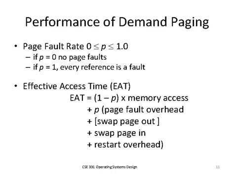 Virtual Memory Background Demand Paging Page Replacement Algorithms