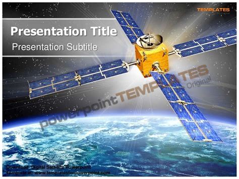 Digital Satellite Powerpoint Templates