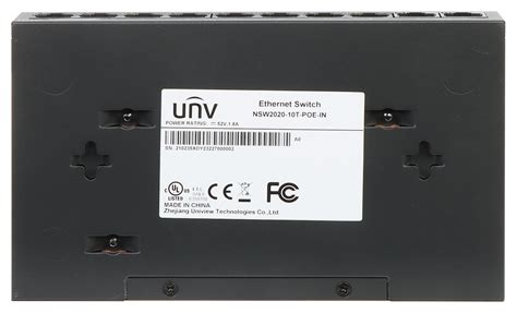SWITCH POE NSW2020 10T POE IN 8 PORT UNIVIEW PoE Switches With Up To 8 Ports Delta