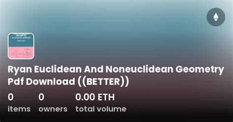 Ryan Euclidean And Noneuclidean Geometry Pdf Download Better Collection Opensea