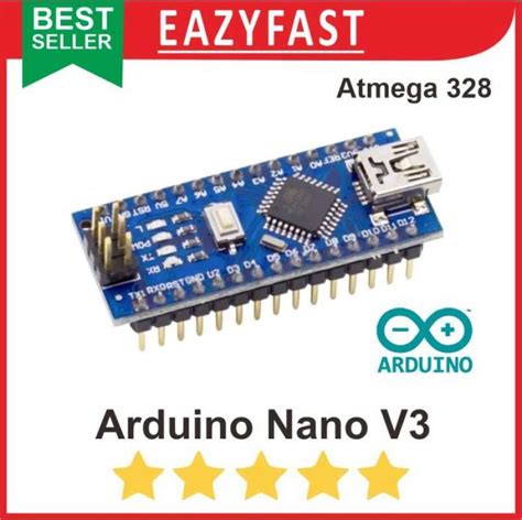 jual arduino nano v3 compatible 5v 16mhz ch340 ch 340 atmega328 328p