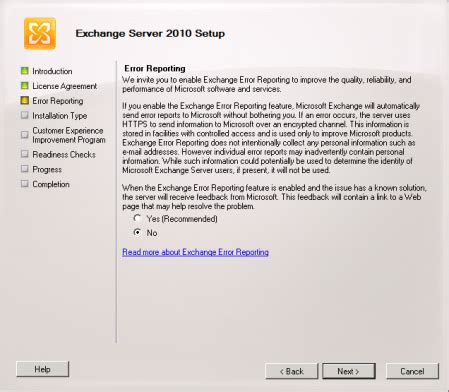 Installing Exchange Server The Typical Server Practical