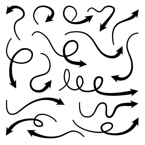 Arrow Set Element Vector Vector Art At Vecteezy