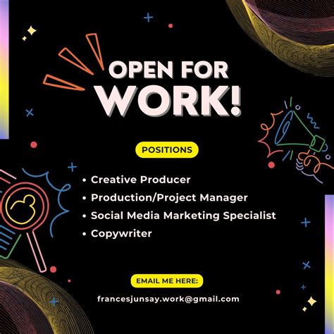Opentowork Availableforhire Immediateavailability Socialmediamarketing Frances J