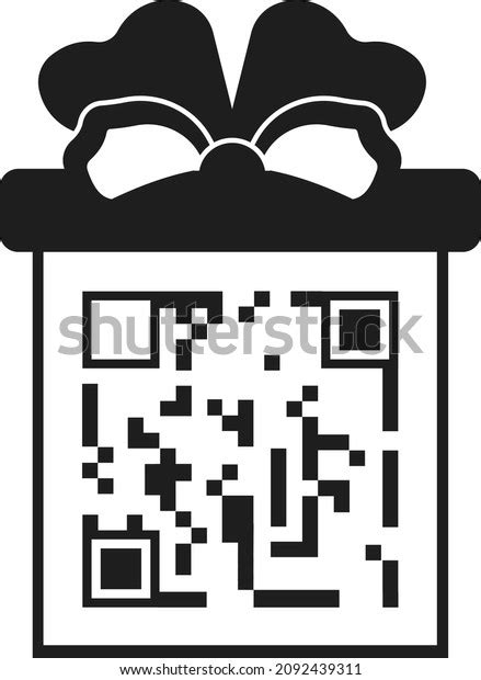 T Box Qr Code Bow Data Stock Vector Royalty Free 2092439311 Shutterstock
