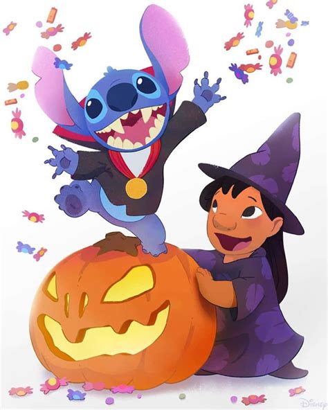 Lilo And Stitch Halloween Wallpapers Wallpapers Com