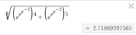 Approximation Of E Using Approximations Of Pi Using E Rmathmemes