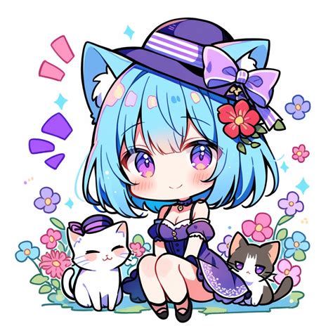 Custom Chibi Artwork Fanart Or Original Character Anime Png Chibi Designs For Your Social