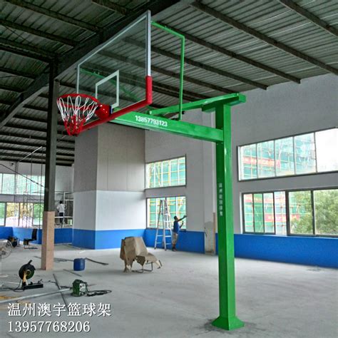 室外篮球架 液压篮球架 标准户外篮球架地埋式平箱凹箱篮球架 阿里巴巴