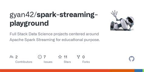 github gyan42 spark streaming playground full stack data science