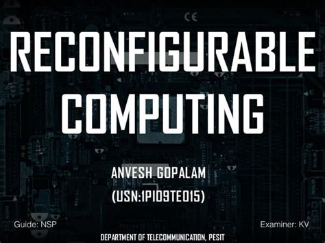 Reconfigurable Computing Pdf Computing Technology And Computing