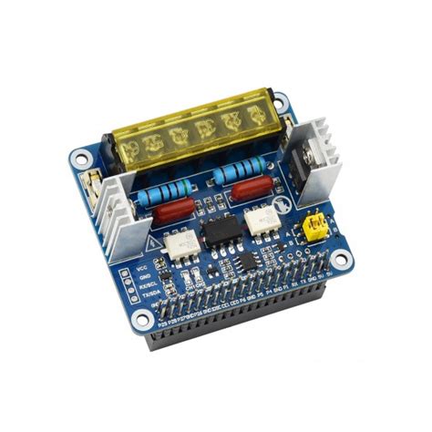 Dual Channels Bidirectional Triac HAT For Raspberry Pi Integrated MCU Commands Control UART I2C